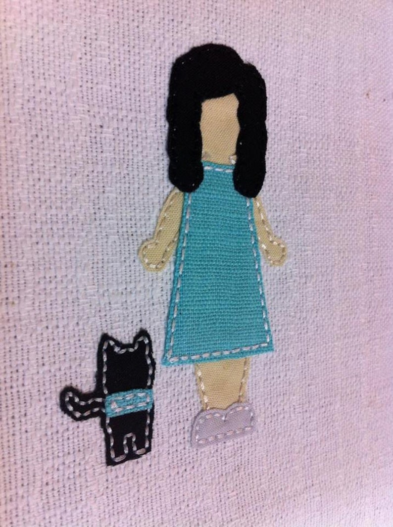 Lindsey My Family Photo Applique DIGITAL Embroidery Design 5 | Etsy