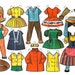 Vintage Spanish Paper Dolls From the 1960s. Colored and for Coloring ...