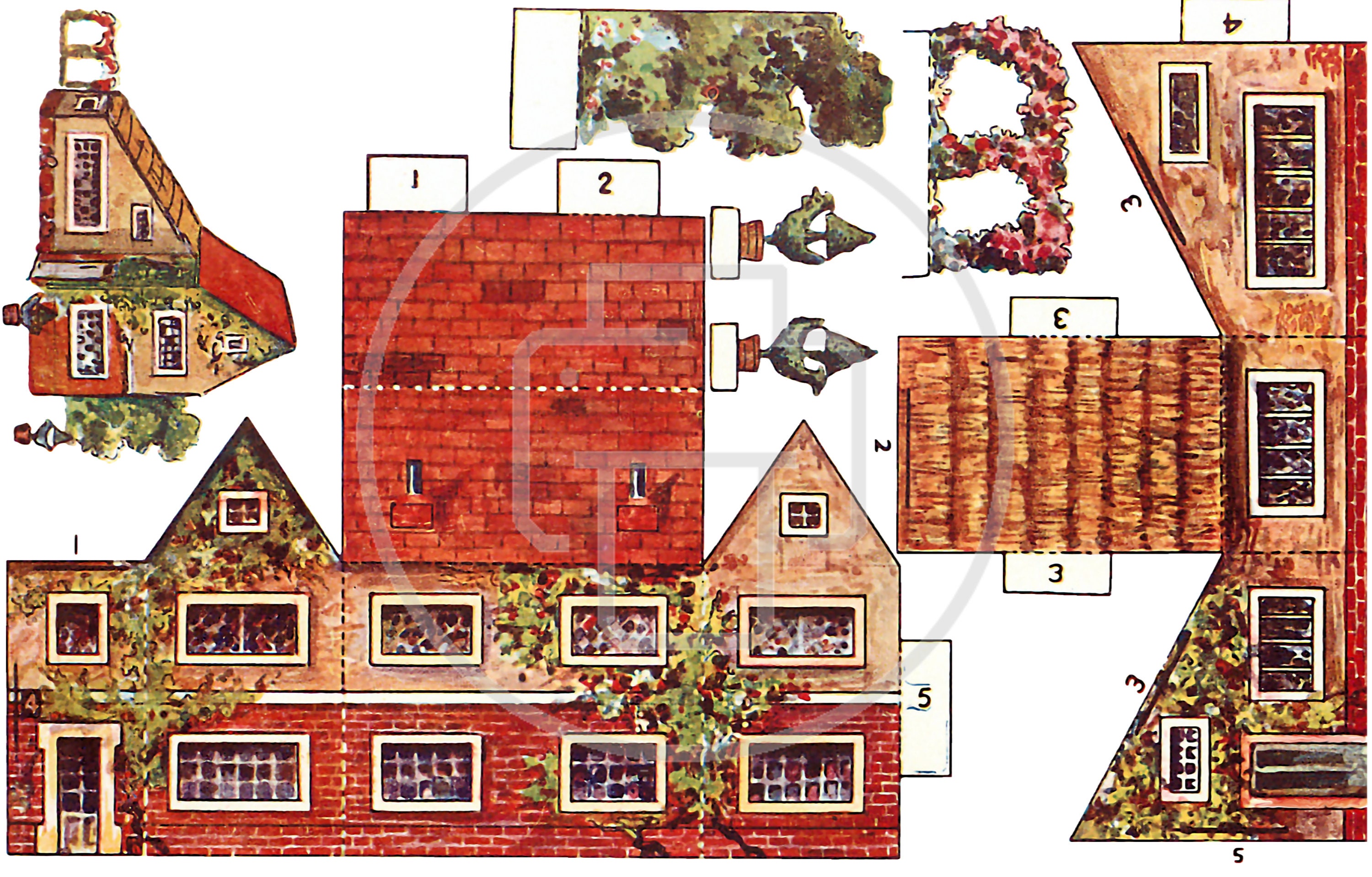 Vintage Paper Cottages Series 2 - Digital Download - Etsy