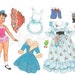 Spanish Paper Dolls From the 1980s. Colored and for Coloring - Digital ...