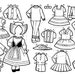 Vintage Spanish Paper Dolls Form the 1960s. Colored and for Coloring ...