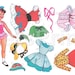 Spanish Paper Dolls From the 1980s. Colored and for Coloring - Digital ...
