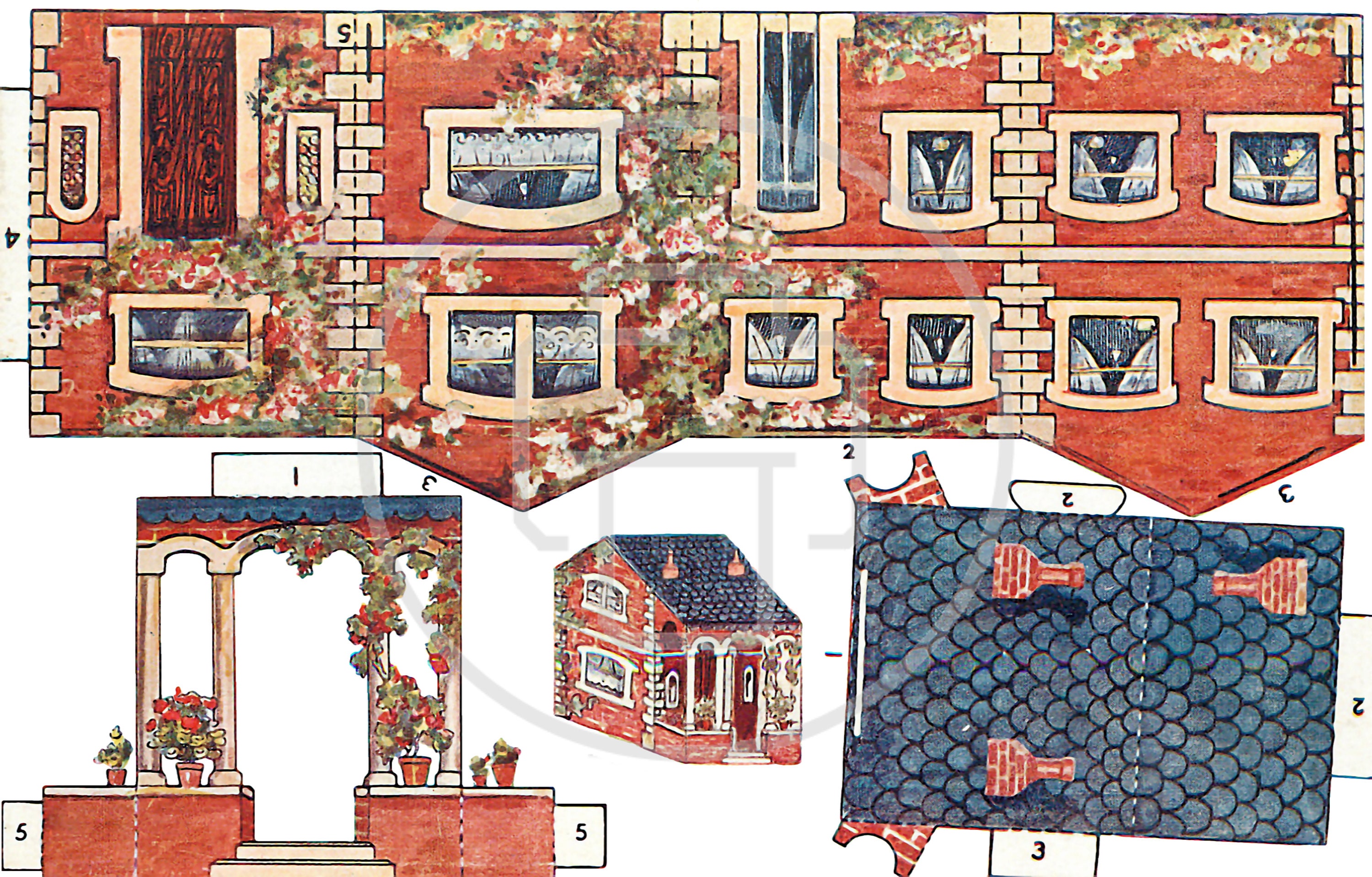 Vintage Paper Cottages Series 2 - Digital Download - Etsy