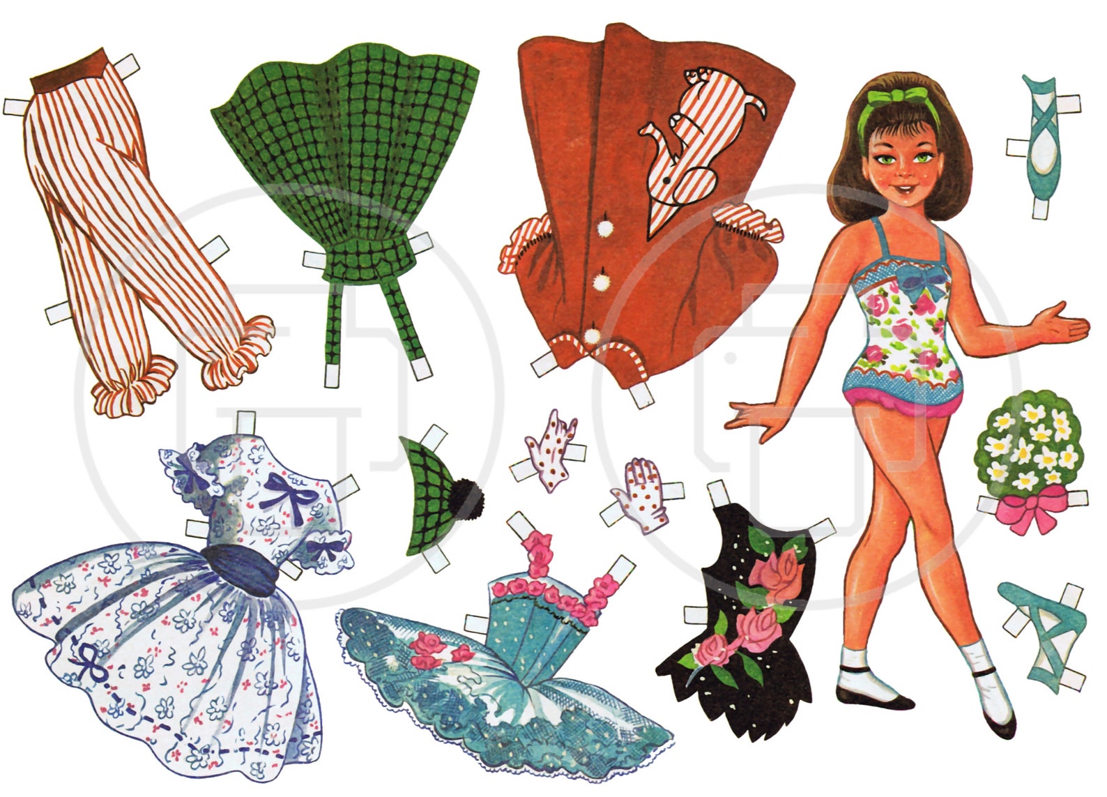 Spanish Paper Dolls From the 1980s - Digital Download - Etsy