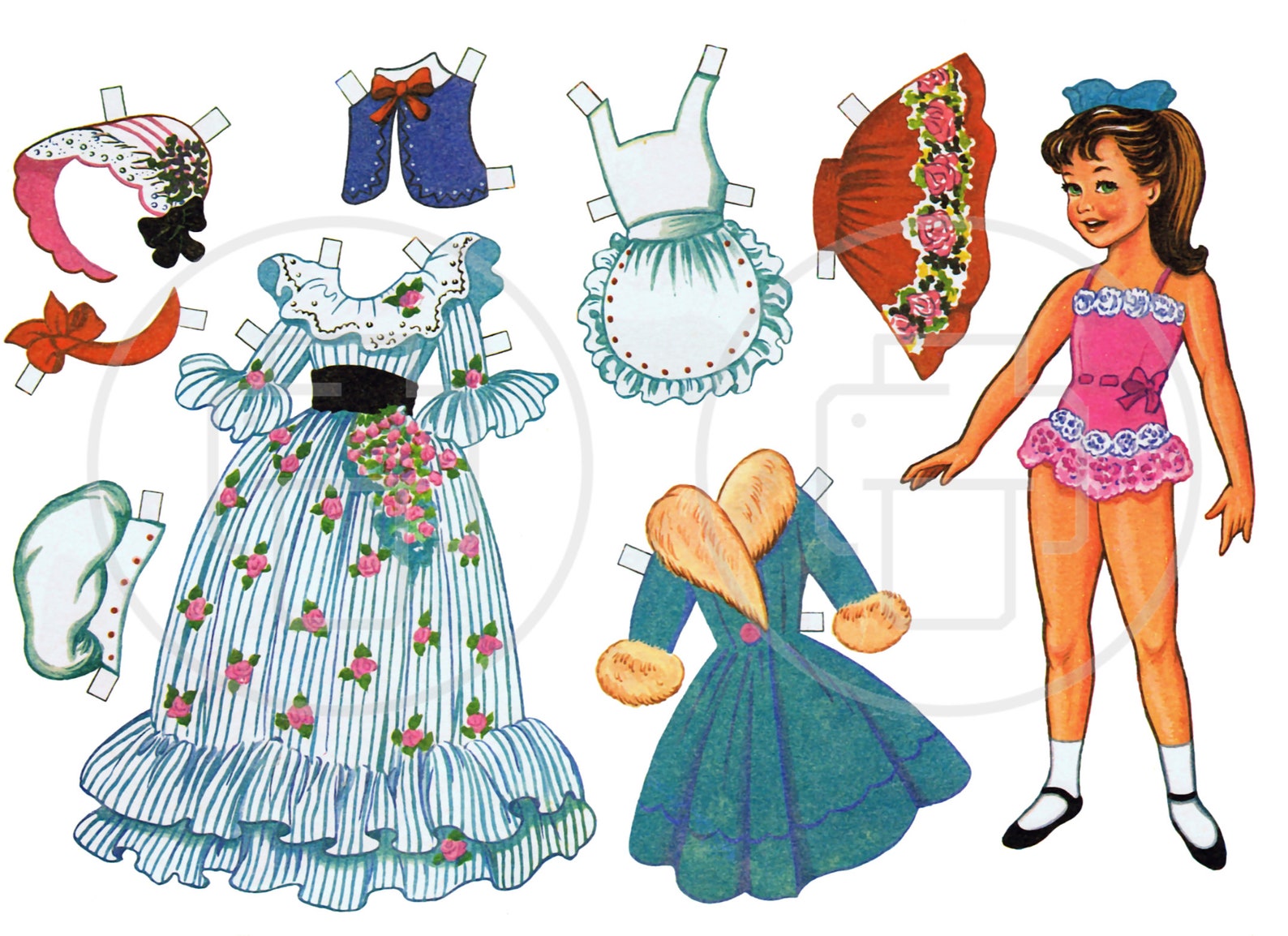 Spanish Paper Dolls From the 1980s - Digital Download - Etsy