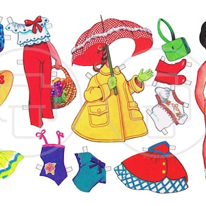 Spanish Paper Dolls From the 1980s - Digital Download - Etsy