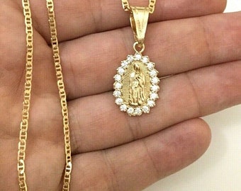Rosa De Guadalupe Gold Necklace 2025 www.nscottrobinson