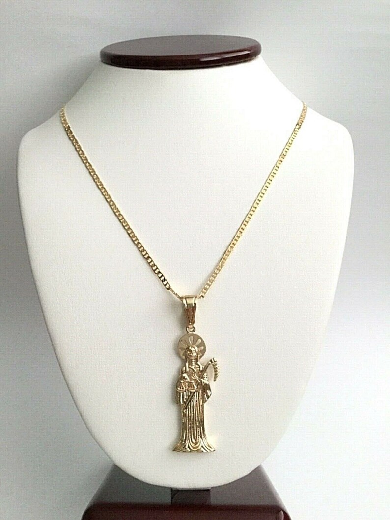 18K Gold Filled Grim Reaper Necklace 20 Long / 18k Gold - Etsy