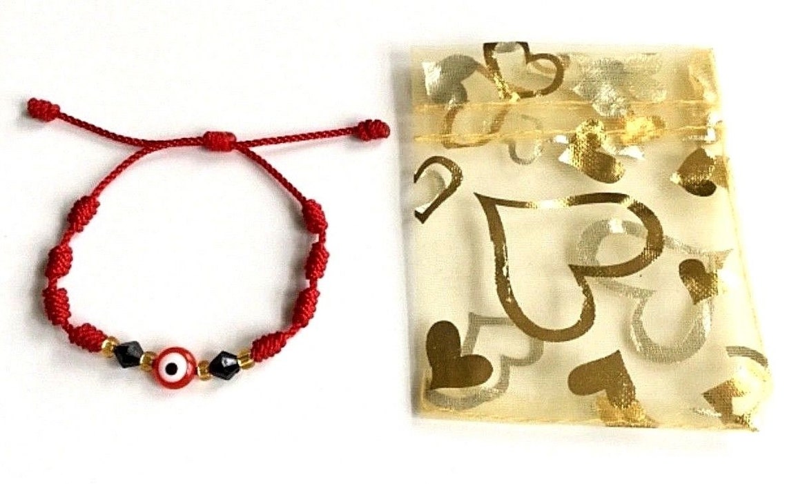 Red String Red Evil Eye Bracelet Envygood Luckprotection | Etsy