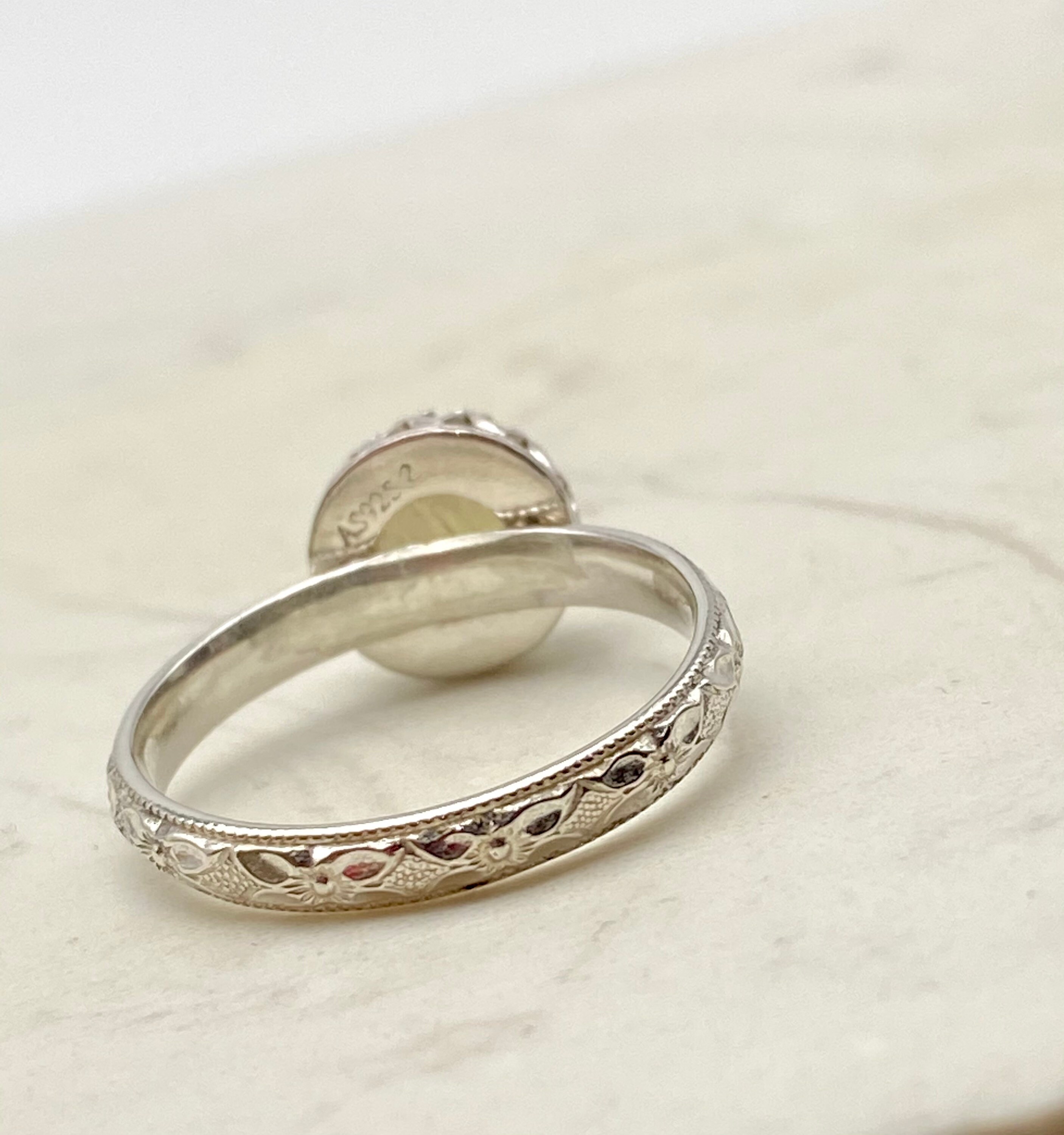 1.25 or 2.55 Ct. Natural & Authentic Turkish Diaspore Ring 6mm | Etsy