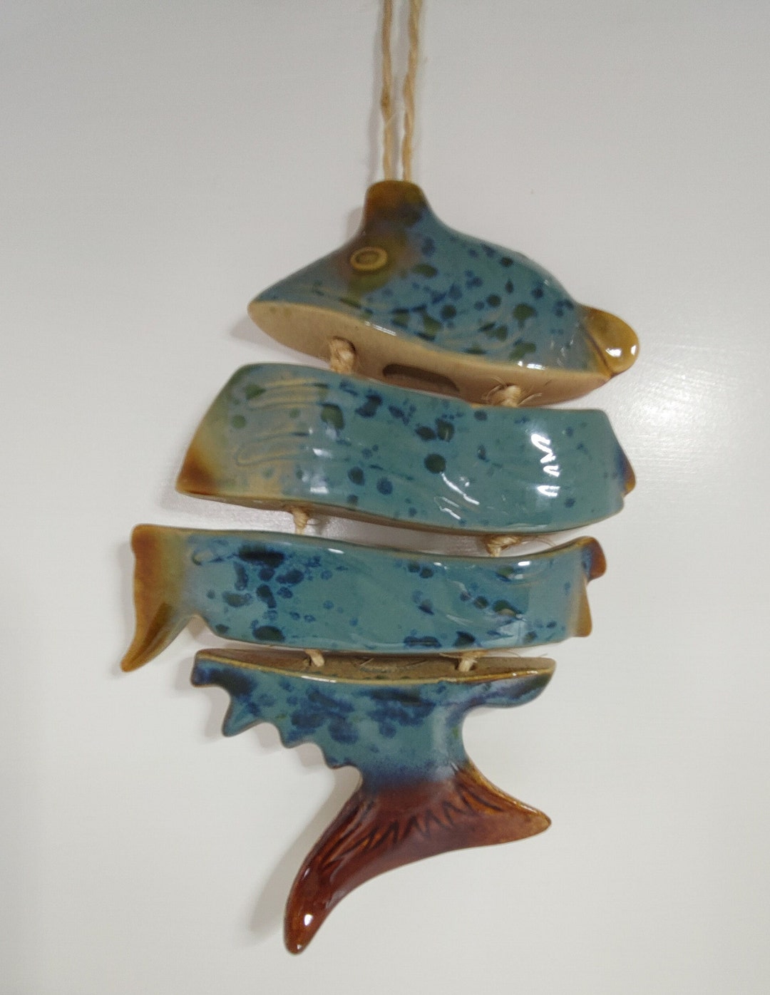 Wall Hanging Fish Handmade Pottery - Etsy