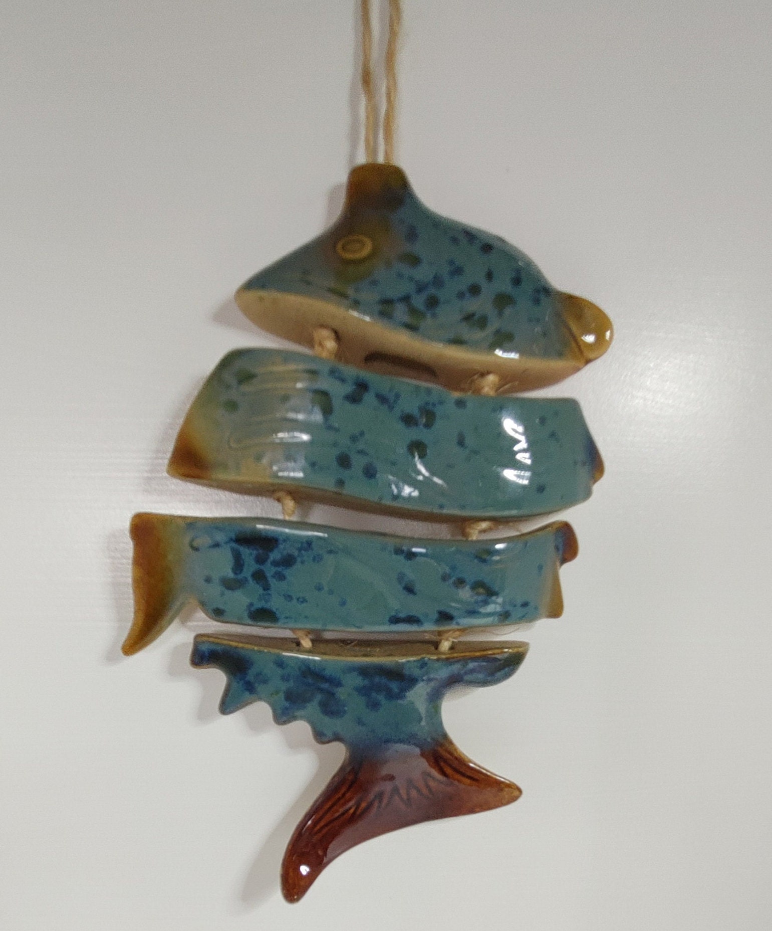 Wall Hanging Fish Handmade Pottery - Etsy