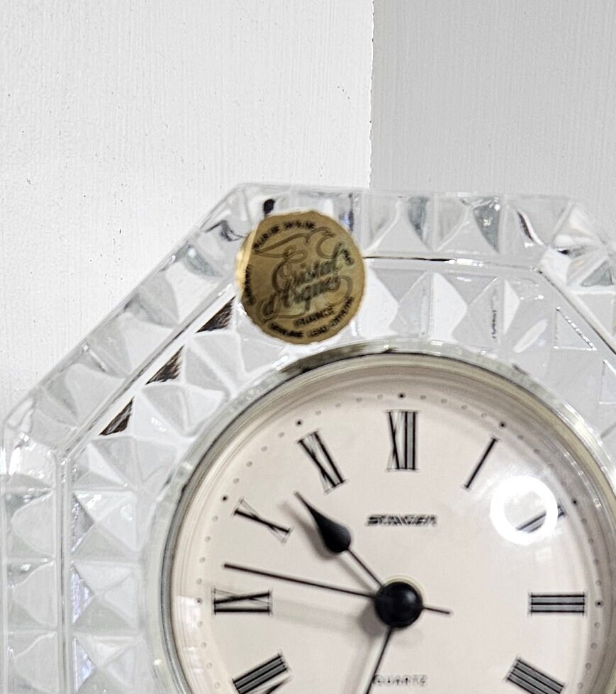 Vintage Staiger Crystal Clock - Etsy