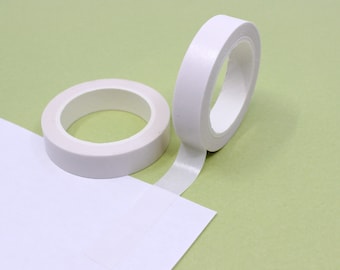 Solid Thin White Washi Tape, 5MM White Paper Tape, Scrapbooking Tapes ...