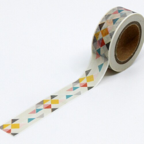 Modern Bauhaus Style Triangle Washi Tape Geometric Triangle - Etsy