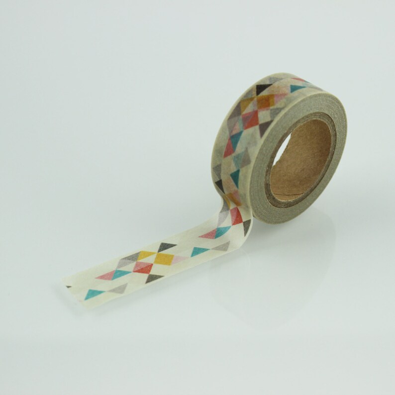 Modern Bauhaus Style Triangle Washi Tape Geometric Triangle | Etsy