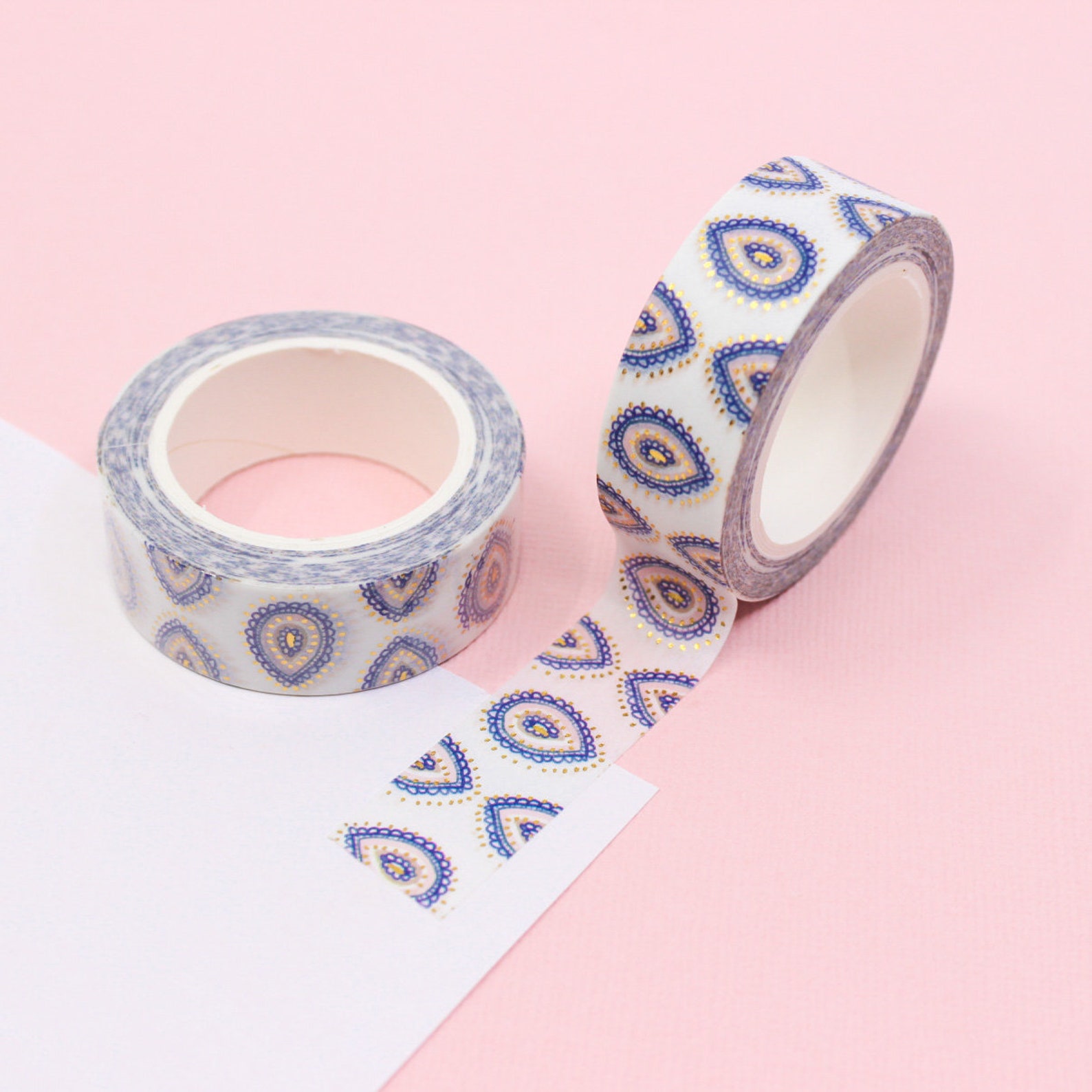 Patel Spring Pattern Washi Tape, Pastel Paisley Washi Paper Tapes ...