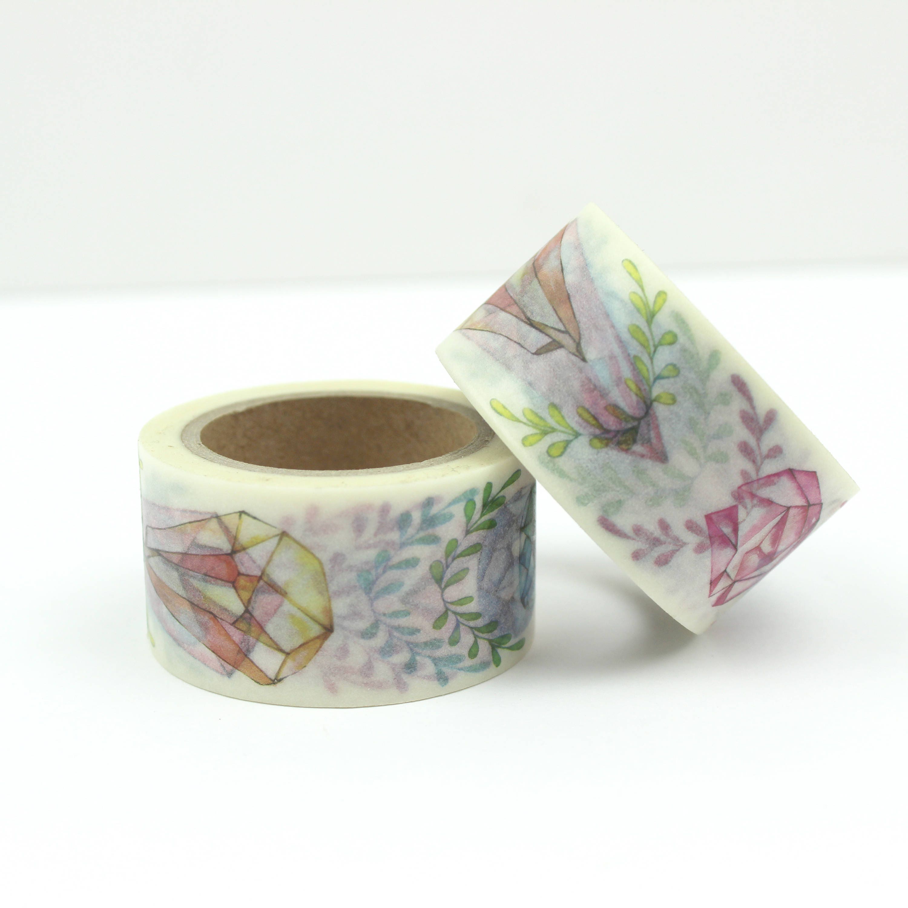 Natural Stone Rock Crystal Pattern Washi Tape Modern Faceted - Etsy