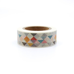 Modern Bauhaus Style Triangle Washi Tape, Geometric Triangle Tape ...