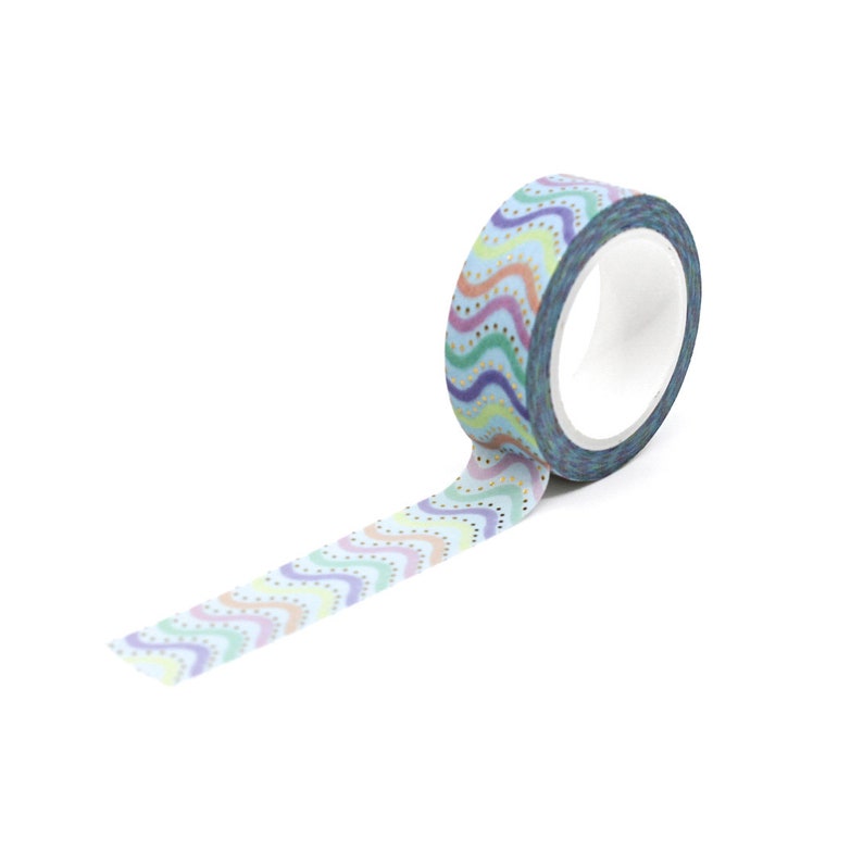 Patel Spring Pattern Washi Tape, Pastel Chevron Washi Paper Tapes ...