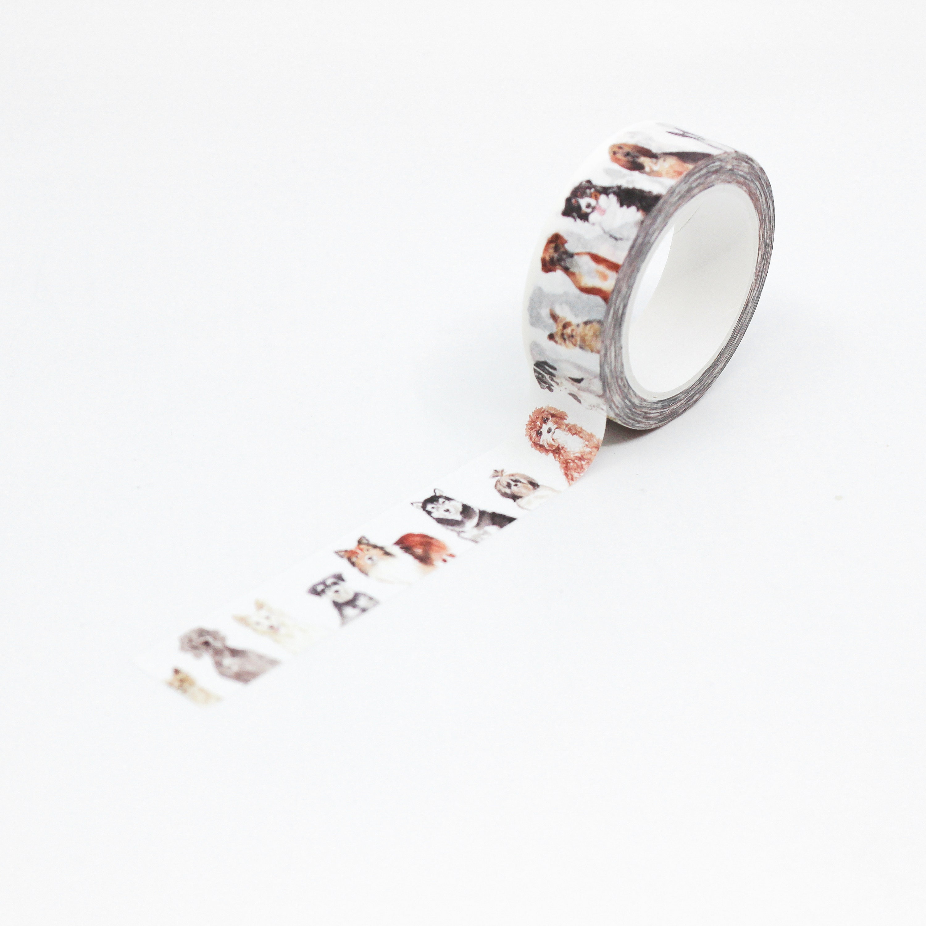 Dog Breeds Washi Tape, Realistic Dog Washi Tape, Animal Lover Washi ...