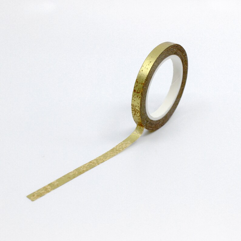 Thin Gold Sparkle Foil Washi Tape Gold Splatter Pattern Thin - Etsy Thin Gold Sparkle Foil Washi Tape Gold Splatter Pattern Thin - Etsy