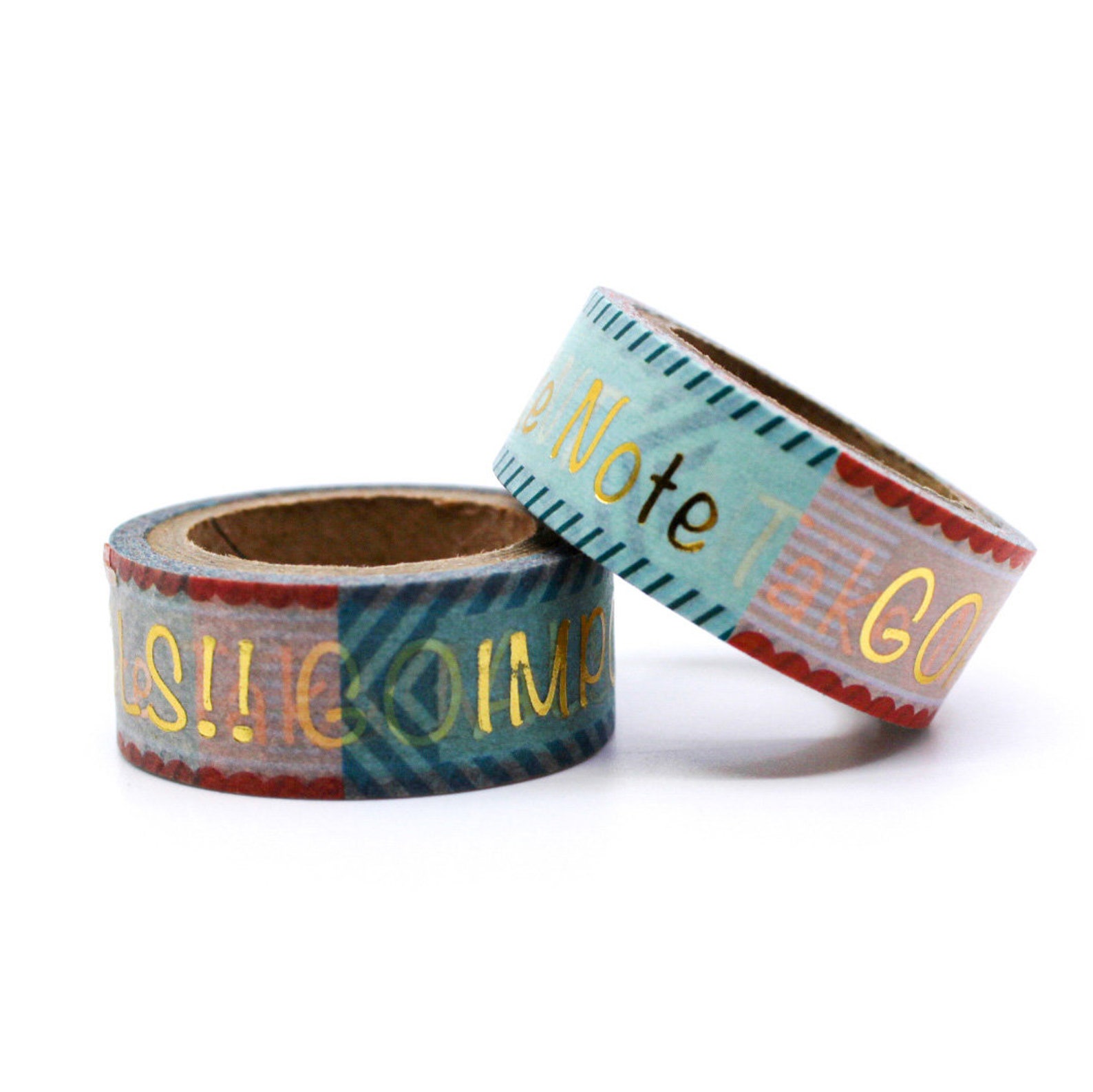 Important and Take Note Washi Tape, Goals Calendar Organizing Tape ...