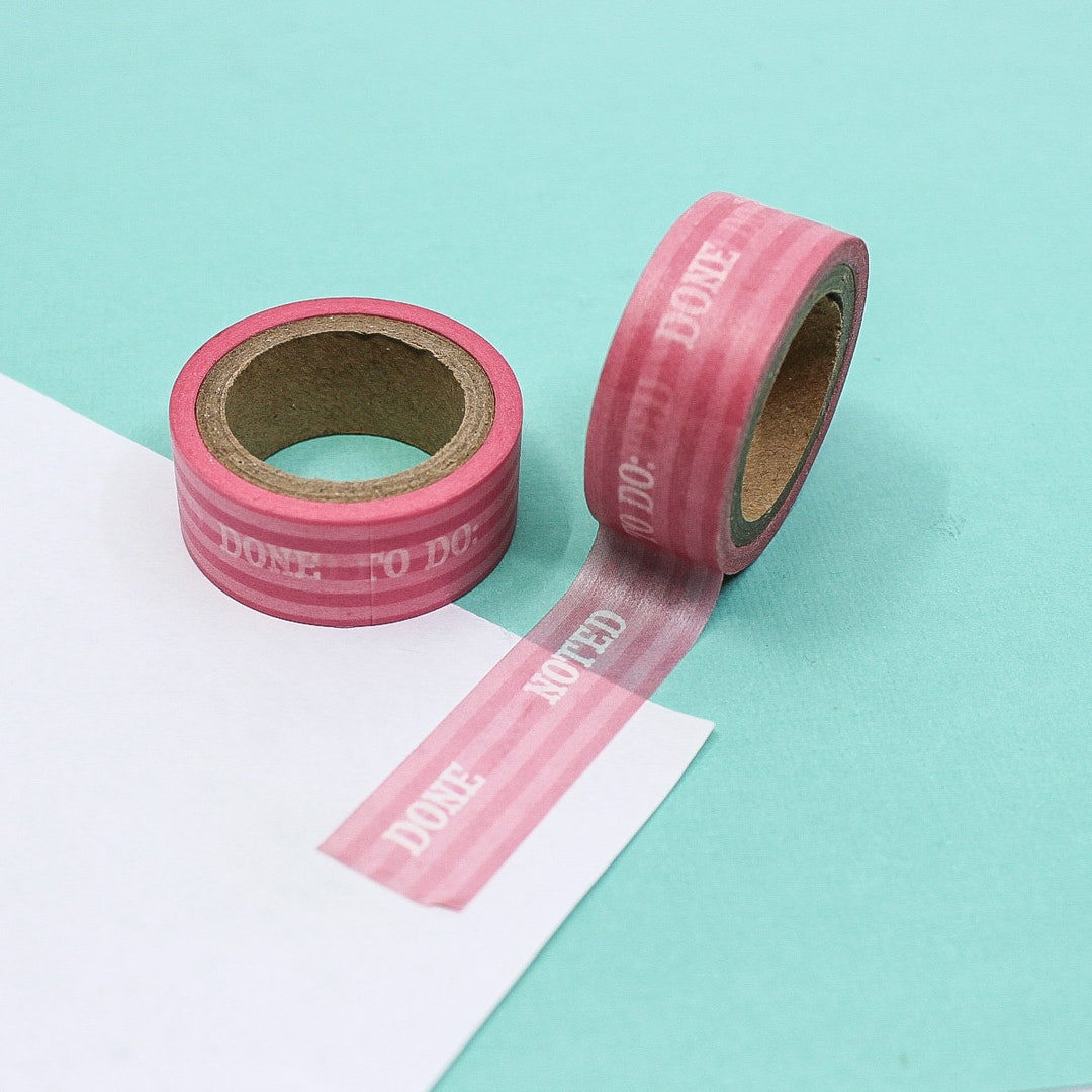 To Do List Done Planner Washi Tapes, List Making Organizing Supplies ...