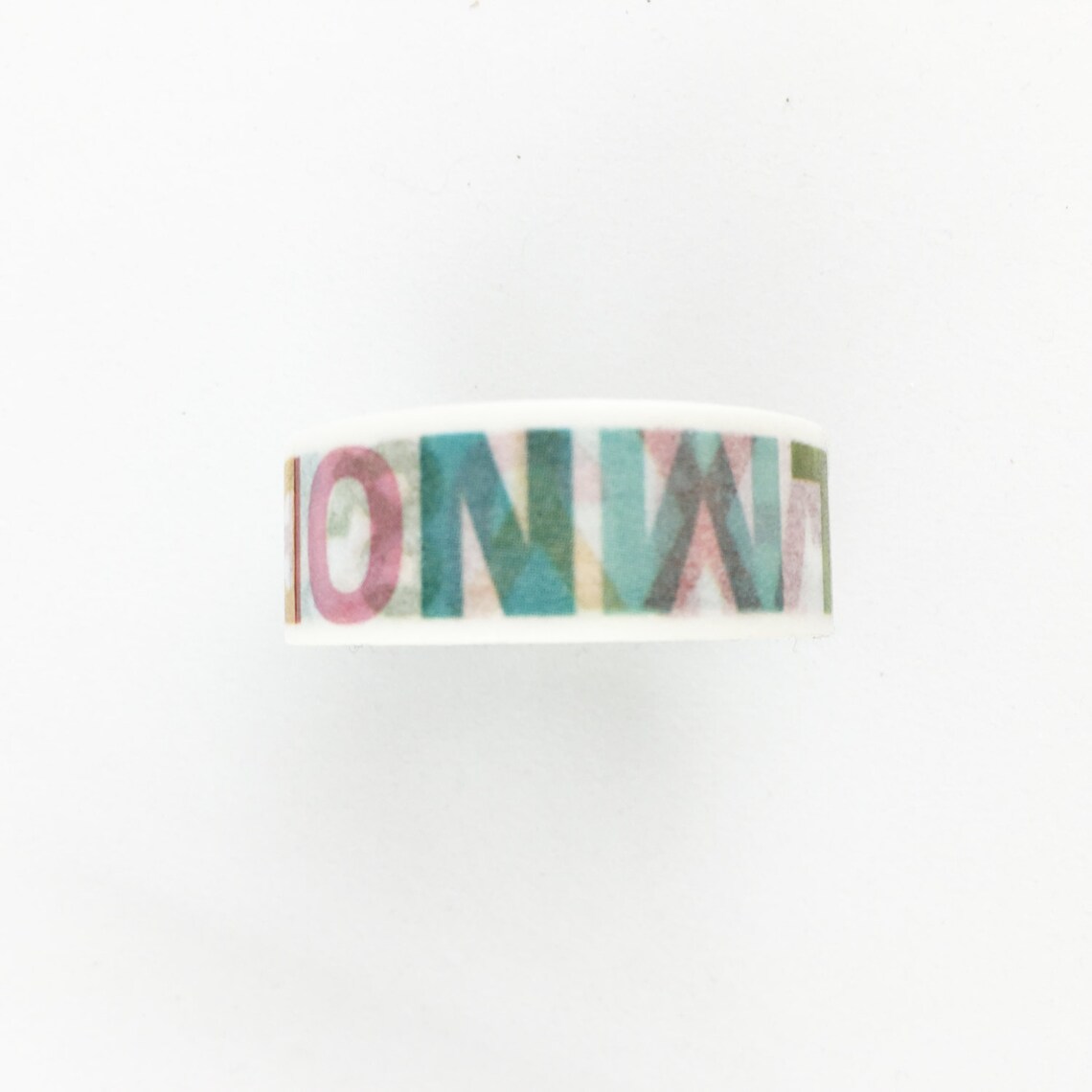 Multi Color Alphabet Letter Pattern Washi Tape // 15mm // | Etsy