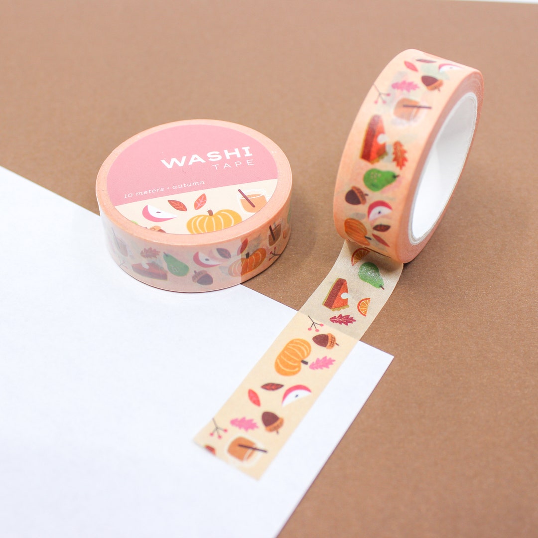 Autumn Pumpkin Themed Items Washi Tape, Fall Thanksgiving Theme Tape ...