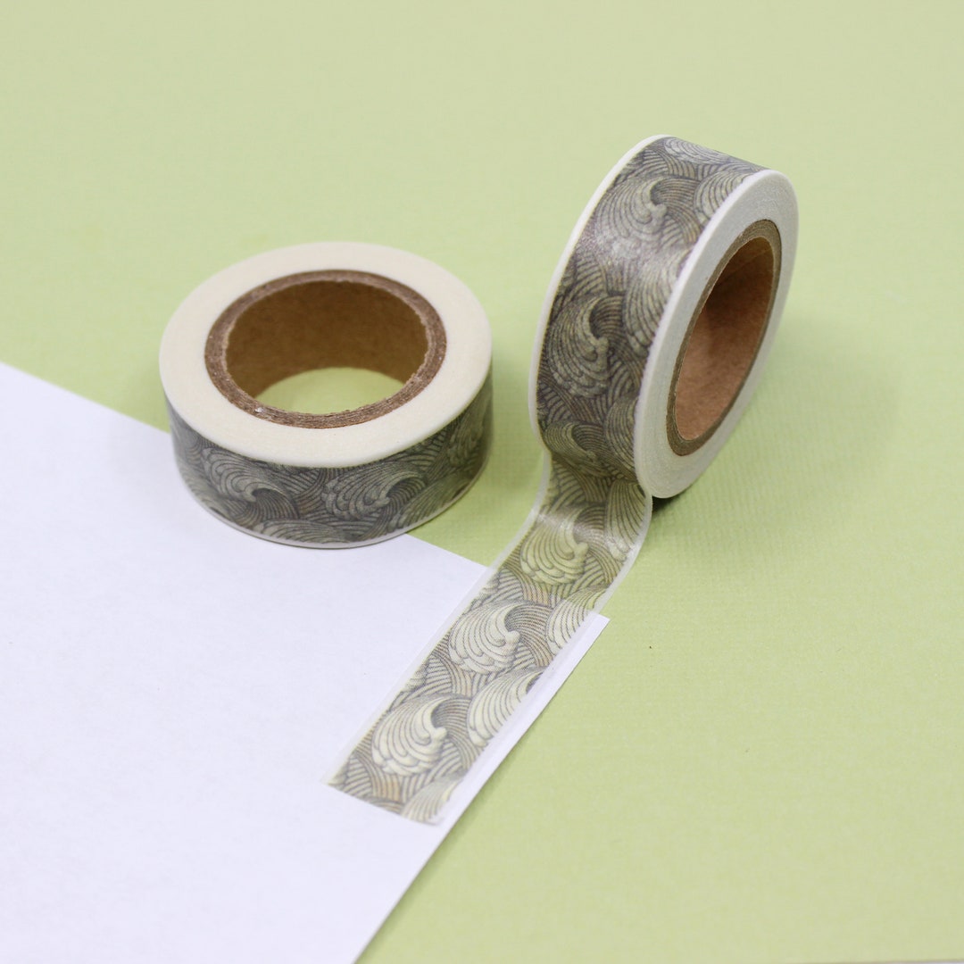 Van Gogh Style Ocean Wave Washi Tape, Ocean Water Wave Washi Tape ...