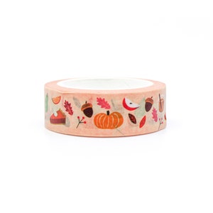 Autumn Pumpkin Themed Items Washi Tape, Fall Thanksgiving Theme Tape ...