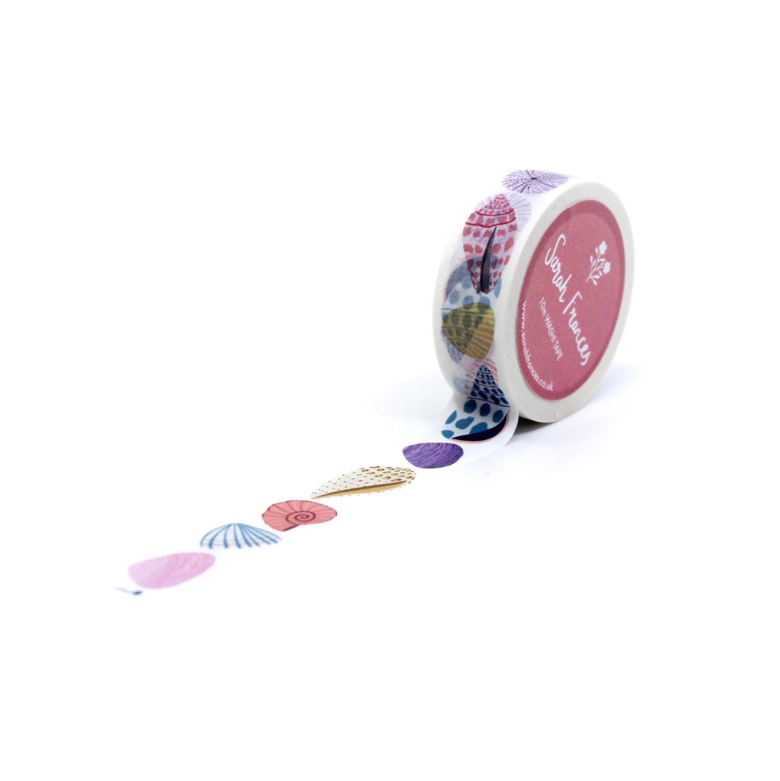British Seashell Washi Tape, Cute Shells Washi, Costal Washi Tapes ...
