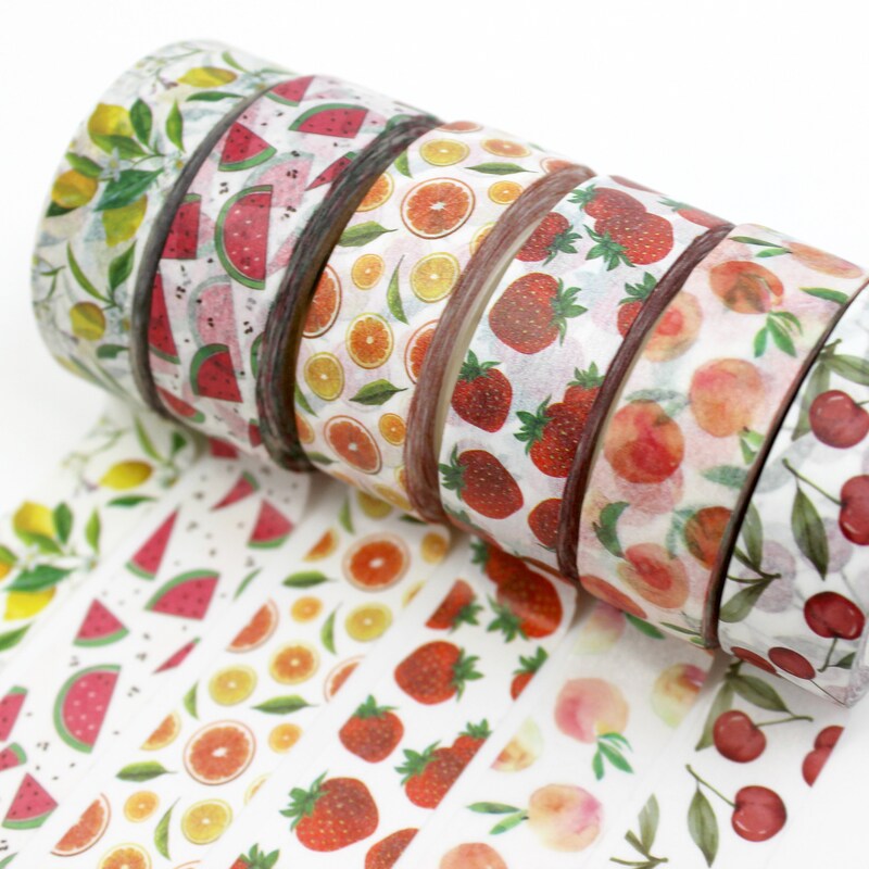 Strawberry Washi Tape - Etsy