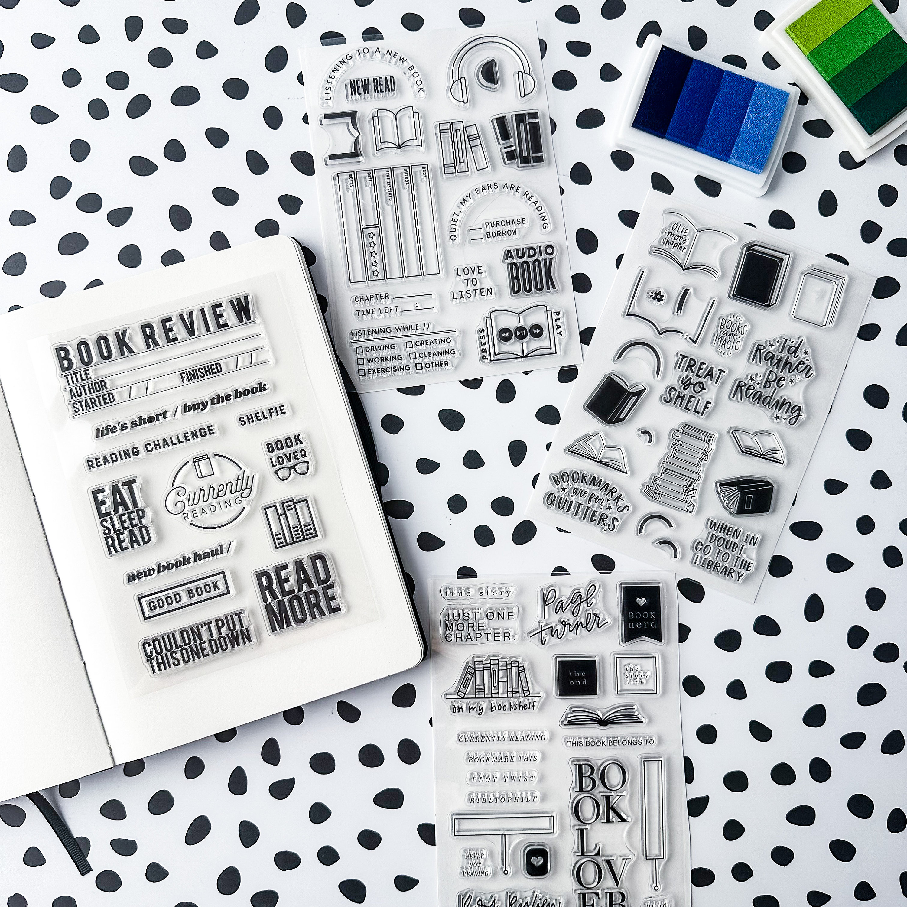 Reading Stamps, Reading Tracker BUJO Stamps, Planner Calendar Bookworm ...
