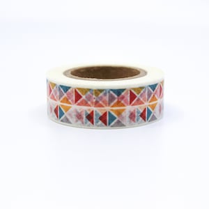 Modern Bauhaus Mid-century Modern Style Triangle Washi Tape, Geometric ...