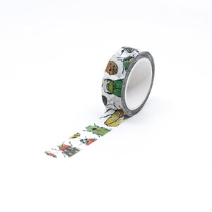 Beetle Washi Tape, Wildlife Bugs Tapes, Beautiful Beetles Motif Tape ...