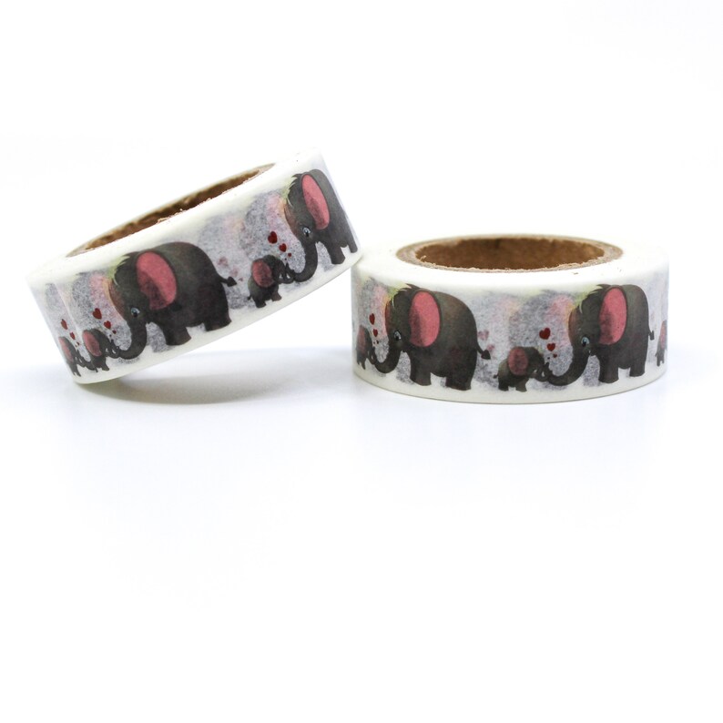 Cute Little Baby and Momma Elephant Washi Tape Elephants - Etsy