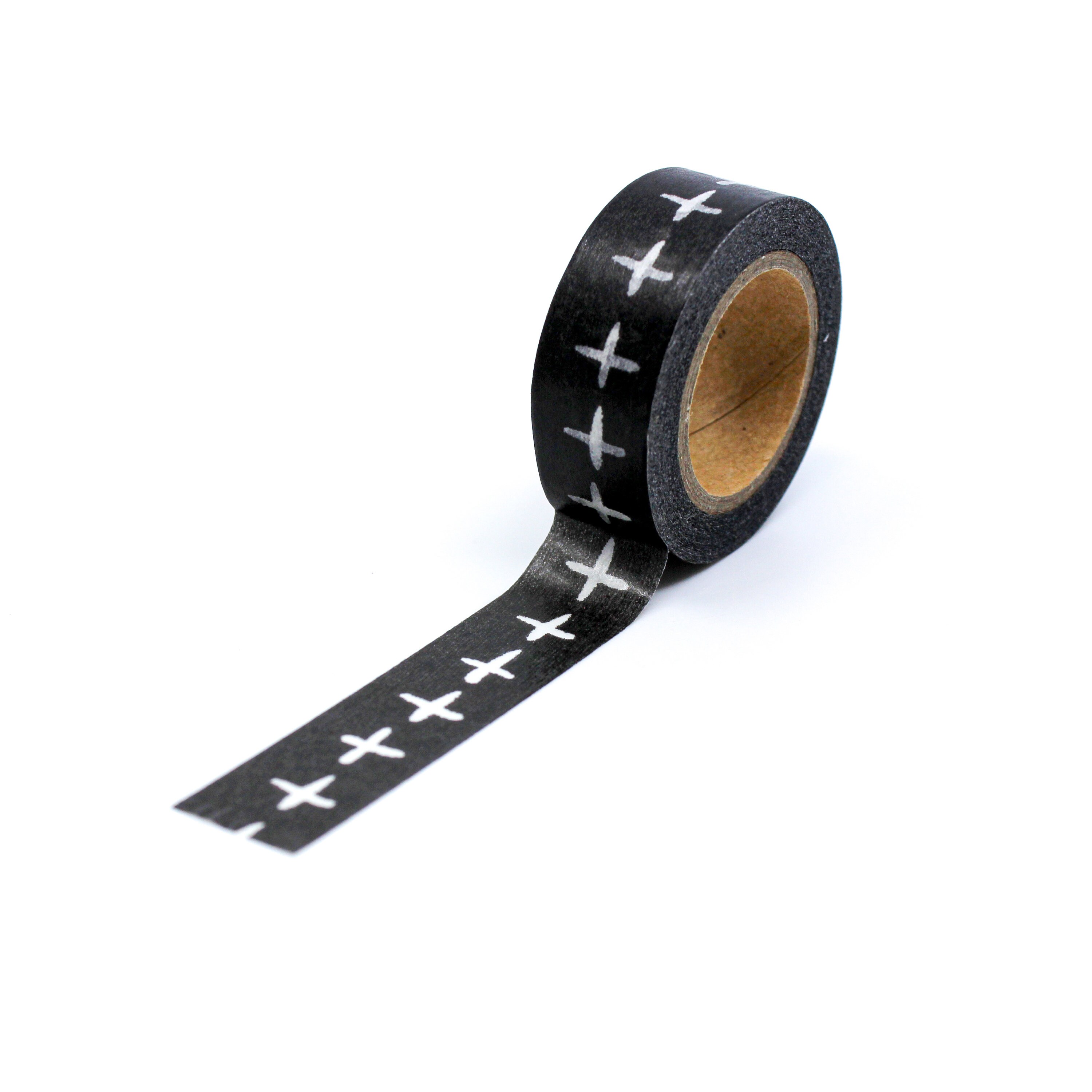 Black and White Modern Handwritten Cross Washi Tape, Bible Journaling ...