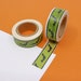 Black Bat Pattern With Neon Green Background Washi Tape - Etsy