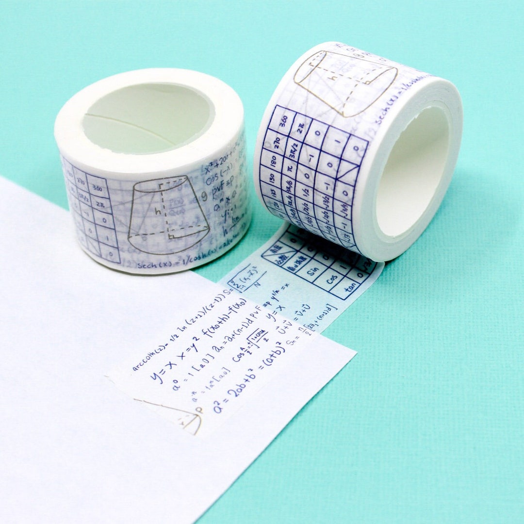 Mathematics Washi Tape, Lessons in Chemistry Science Tape, Teacher Tape ...