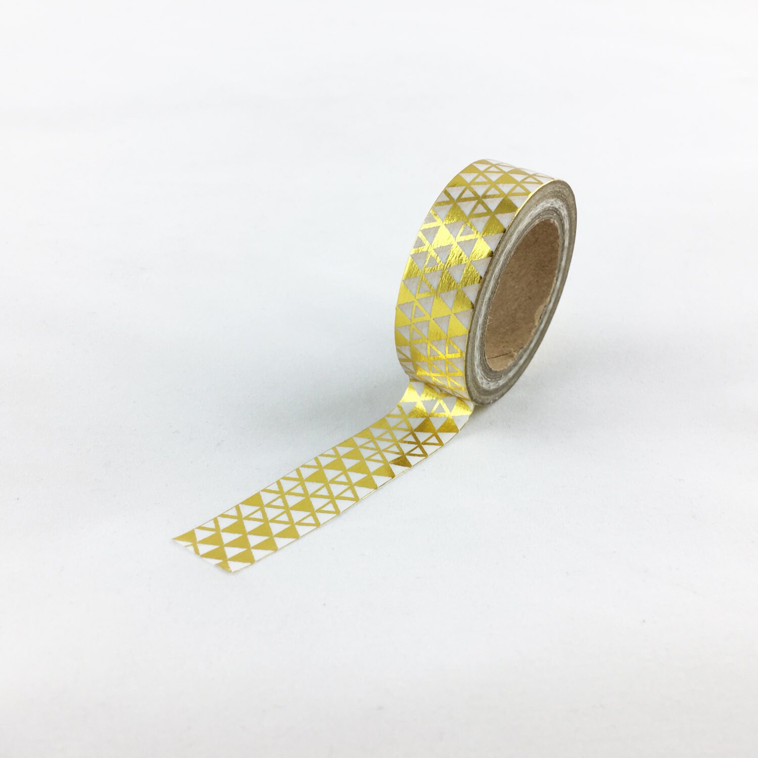 Gold Foil Geometric Triangle Pattern Washi Tape Japanese - Etsy Australia