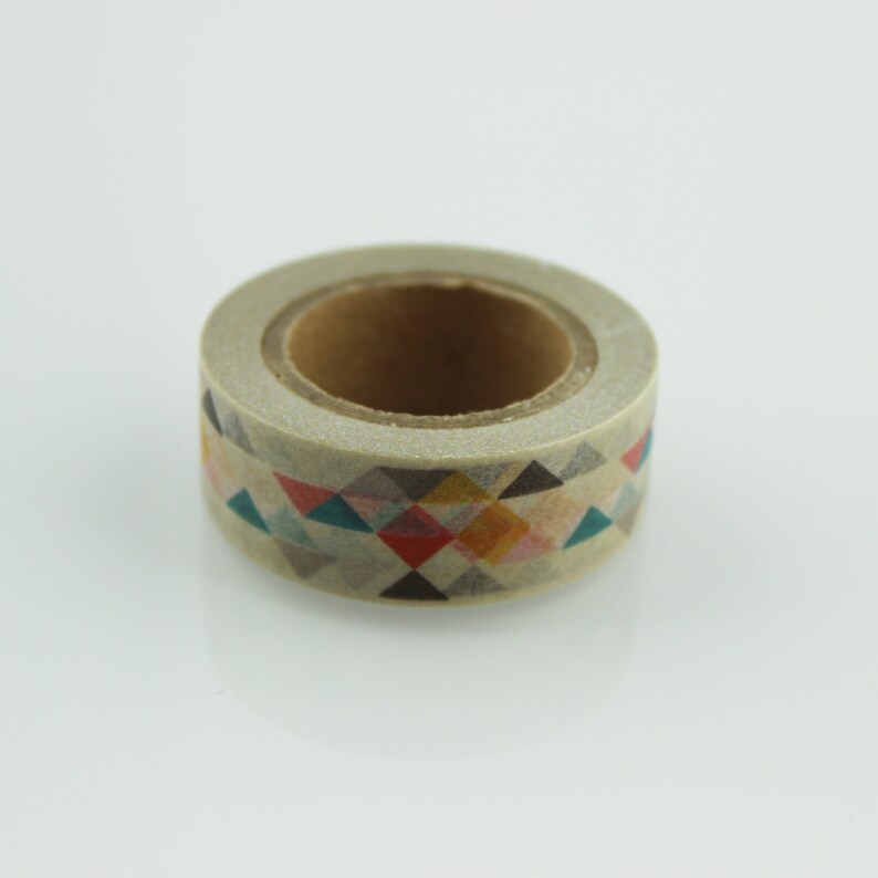 Modern Bauhaus Style Triangle Washi Tape Geometric Triangle | Etsy