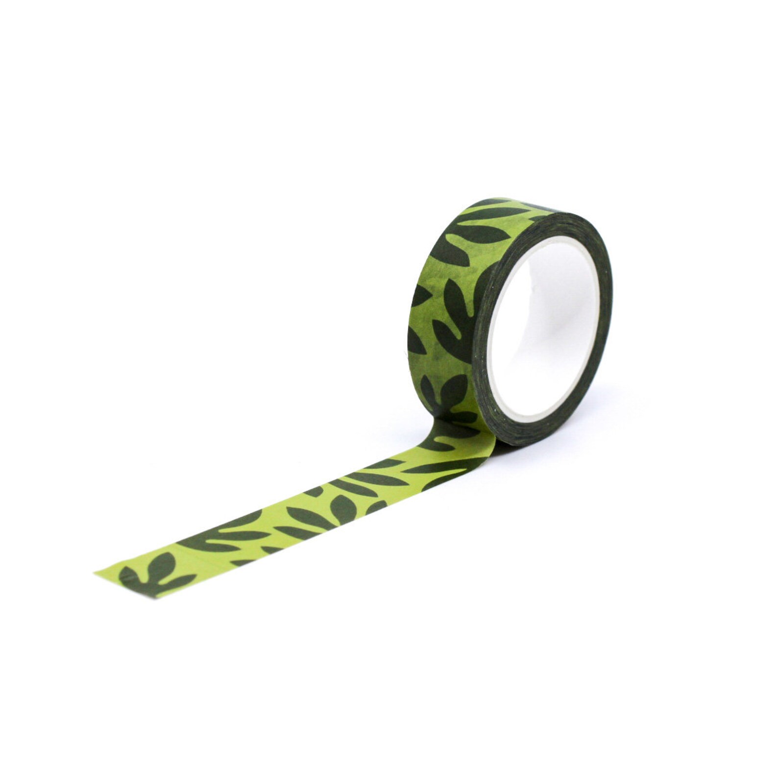 Lush Leaves Washi Tape, Leaf Sprig Motif Tapes, Modern Branches Tape ...
