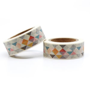 Modern Bauhaus Style Triangle Washi Tape, Geometric Triangle Tape ...