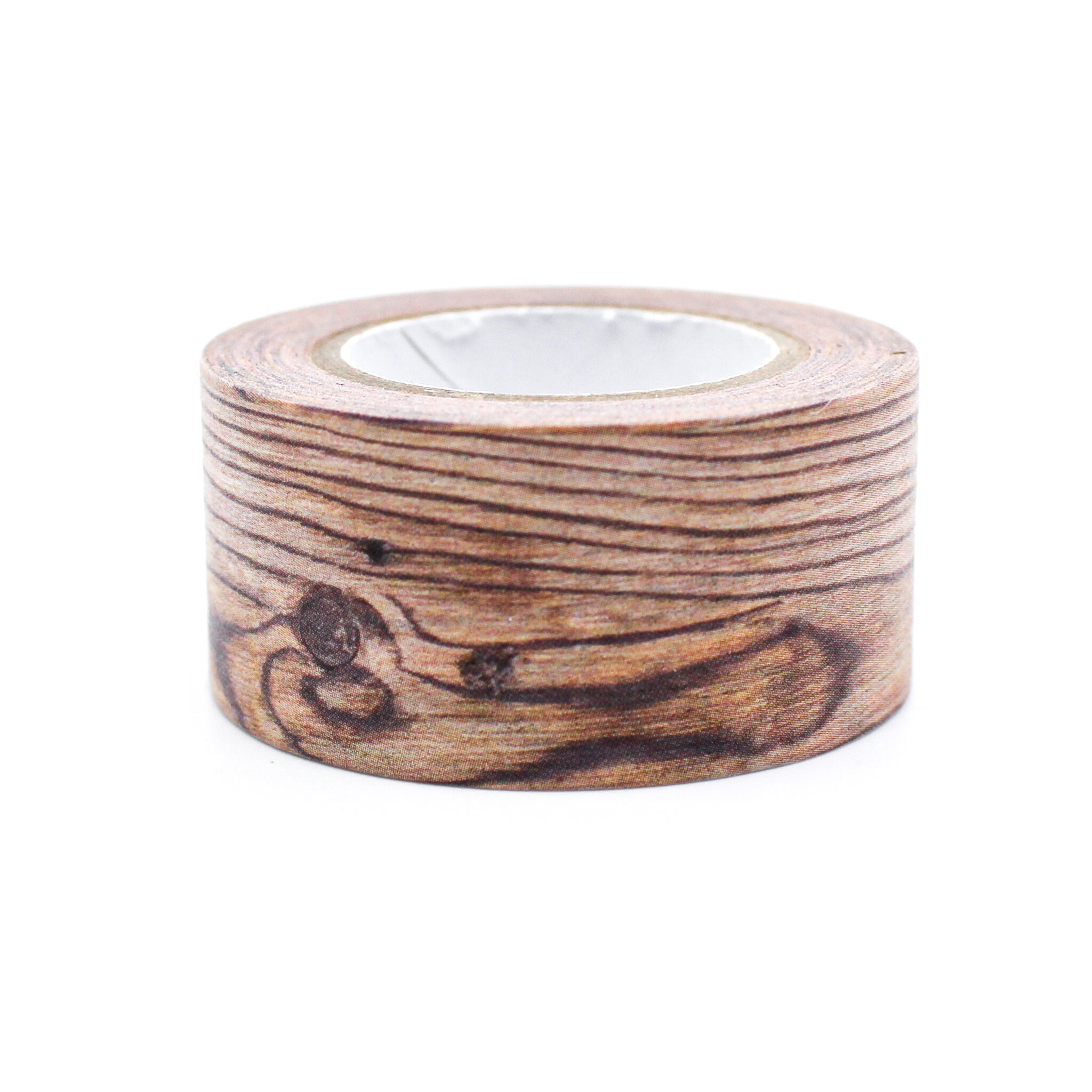 Warm Light Wood Grain Washi Tape, Light Brown Wood Grain Paper Tape ...