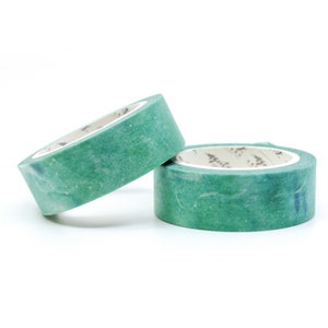Green Sky Watercolor Marble Washi Tape, Marble Pattern Craft Tapes ...