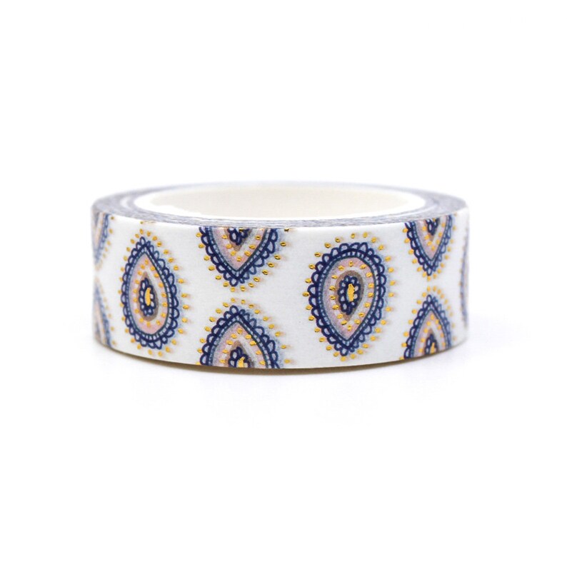 Patel Spring Pattern Washi Tape, Pastel Paisley Washi Paper Tapes ...