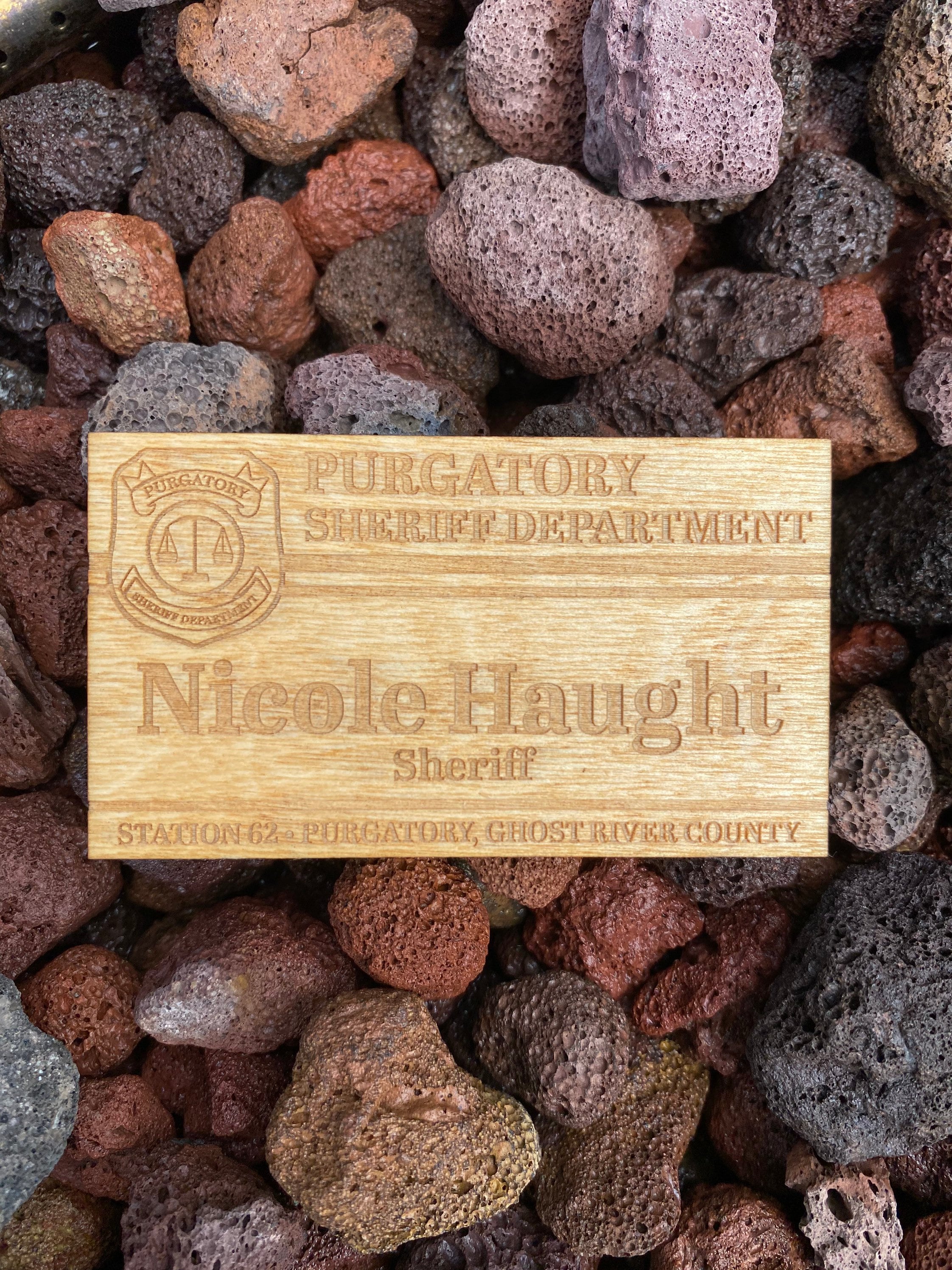 Nicole Haught Sheriff Card - Wynonna Earp Cosplay - Etsy