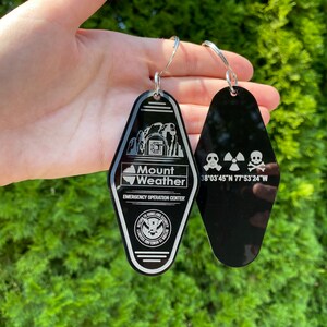 The 100 Mount Weather Keychain - Etsy